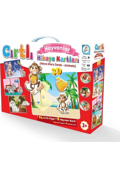 Laço Kids Cırtlı Hikaye Kartları Hayvanlar