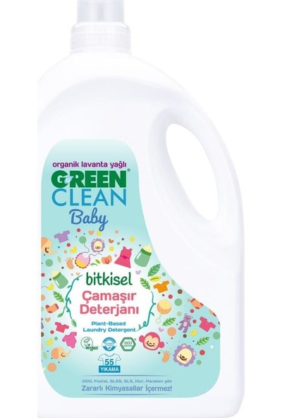 U Green Clean Baby Çamaşır Deterjanı 2,75 L U Green Clean Baby Çamaşır Deterjanı 2,75 L
