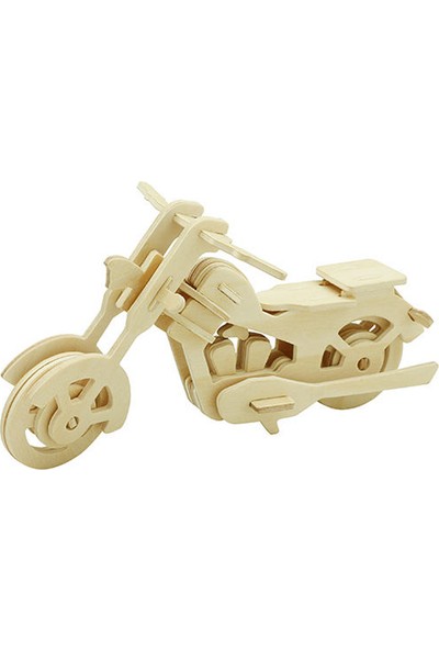 Robotime 3D Motorsiklet Ahşap Puzzle JP260