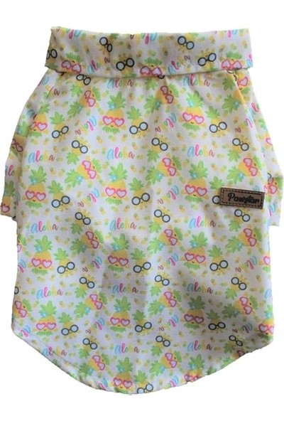 Pawstar Aloha-Ananas Kedi- Köpek Gömleği