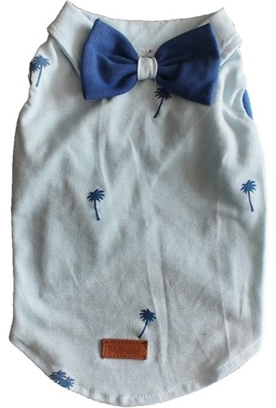 Pawstar Mavi Palmiye Kolsuz Kedi-Köpek Polo