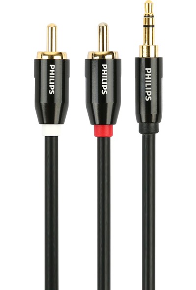 Philips SWR2121C/93 3.5mm Premium Stereo Erkek / Rca Erkek Ses Kablosu - 2n Philips SWR2121C/93 3.5mm Premium Stereo Erkek / Rca Erkek Ses Kablosu - 2n