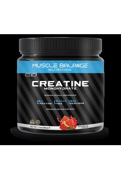 Muscle Balance Nutrition Creatine Monohydrate 500GR Karpuz Muscle Balance Nutrition Creatine Monohydrate 500GR Karpuz