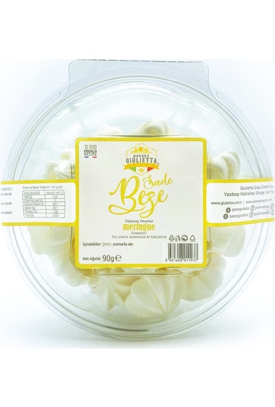 Bakery Giulietta Sade Beze 90 gr