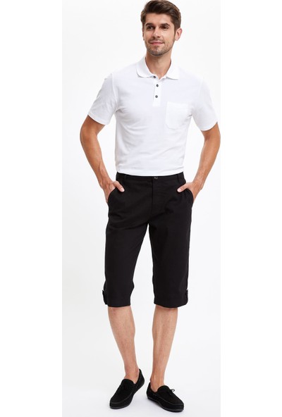 DeFacto Regular Fit Pamuklu Kapri Şort S5713AZ20SM