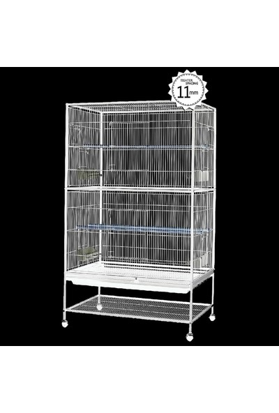 Dayang Ayaklı Kafes Beyaz 79X52X130,5 cm Dayang Ayaklı Kafes Beyaz 79X52X130,5 cm