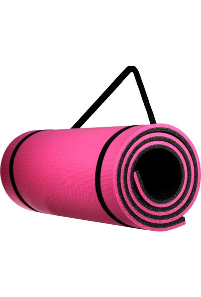 Walke 16 mm Çift Taraflı Taşıma Askılı Pilates Matı 180 cm PEMBE -SİYAH Walke 16 mm Çift Taraflı Taşıma Askılı Pilates Matı 180 cm PEMBE -SİYAH