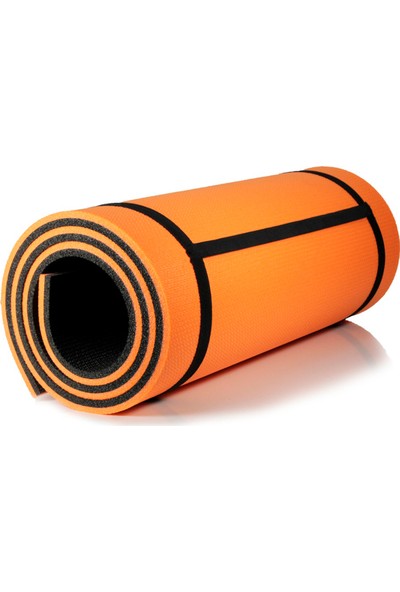 Walke 16 mm Çift Taraflı Taşıma Askılı Pilates Matı 180 cm TURUNCU