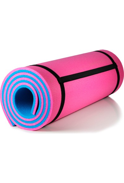 Walke 16 mm Çift Taraflı Taşıma Askılı Pilates Matı 180 cm PEMBE-MAVİ Walke 16 mm Çift Taraflı Taşıma Askılı Pilates Matı 180 cm PEMBE-MAVİ