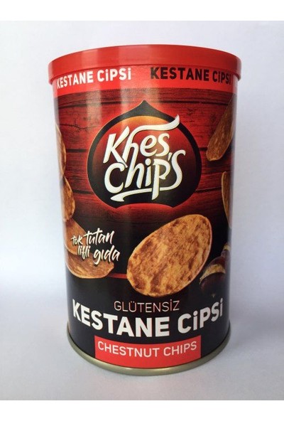 Khes Chips Kestane Cipsi Glütensiz Sağlıklı Atıştırmalık