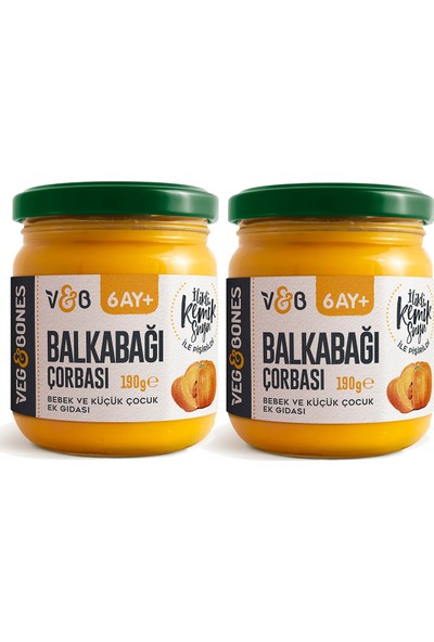 Veg&Bones Balkabağı Çorbası 190 gr 2'li Paket Veg&Bones Balkabağı Çorbası 190 gr 2'li Paket