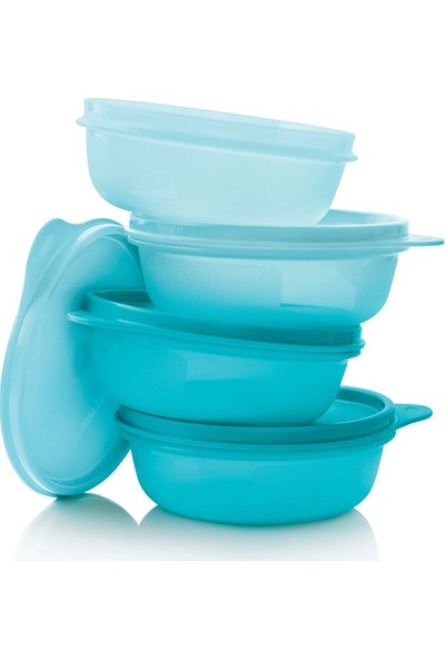 Tupperware Şeker Kaplar ( 4 x 300 ml ) Mavi Tupperware Şeker Kaplar ( 4 x 300 ml ) Mavi