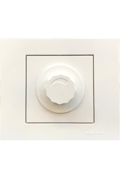 Ovivo Grano Beyaz Dimmer 800W Çerçeveli Ovivo Grano Beyaz Dimmer 800W Çerçeveli