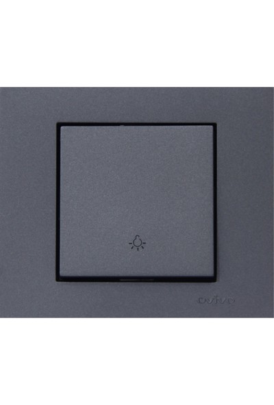 Ovivo Grano Füme Light Anahtarı Çerçeveli Ovivo Grano Füme Light Anahtarı Çerçeveli
