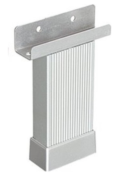 Eroglu U Geçme Ayak 12 cm Mat Krom Çizgili Alüminyum 20X45 mm Metal Eroglu U Geçme Ayak 12 cm Mat Krom Çizgili Alüminyum 20X45 mm Metal