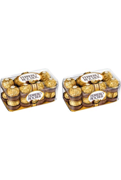 Ferrero Rocher T16 Fındıklı Çikolata 200 gr 2' Li Set