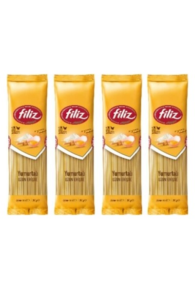 Yumurtalı Uzun Erişte 350 gr x 4 Paket Yumurtalı Uzun Erişte 350 gr x 4 Paket