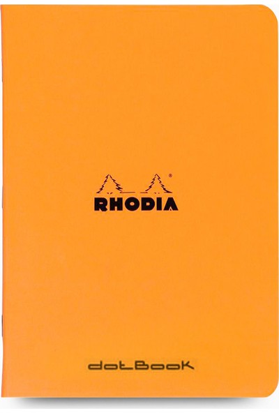 Rhodia Stapled A5 Dot Noktalı Defter Turuncu Rhodia Stapled A5 Dot Noktalı Defter Turuncu
