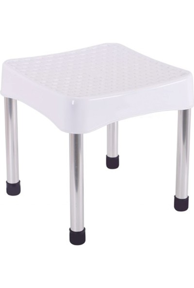 Romanoset Alüminyum Ayaklı Plastik Basamak 29 cm Romanoset Alüminyum Ayaklı Plastik Basamak 29 cm