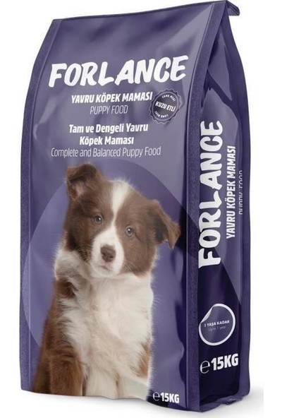 Forlance Kuzu Etli Yavru Köpek Maması 15 kg Forlance Kuzu Etli Yavru Köpek Maması 15 kg