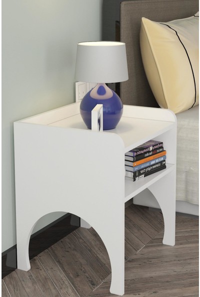 Pratico Köprü Komodin Beyaz