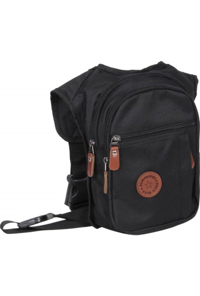 Cambridge Polo Club Motosiklet Bacak Çantası PLEVR50069 Siyah