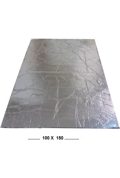 Türkeli Kaput Altı Alüminyum Folyolu Kaucuk Ses Yalıtım Levhası 6-9 mm 100X150 Türkeli Kaput Altı Alüminyum Folyolu Kaucuk Ses Yalıtım Levhası 6-9 mm 100X150