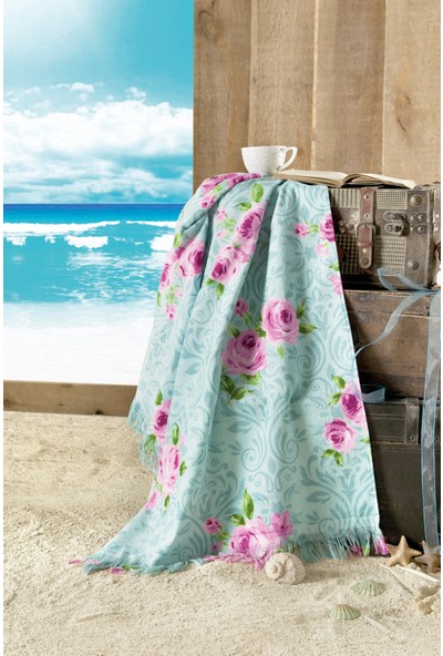 Maxstyle Rose Kadife Plaj Havlusu 70X160 cm Maxstyle Rose Kadife Plaj Havlusu 70X160 cm