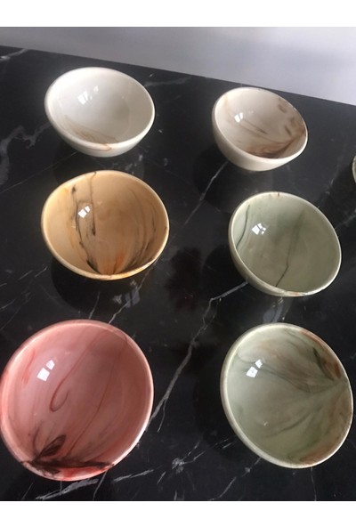 Paçi Mermer Desen Çerezlik 6 Lı