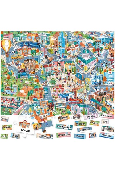 Headu Headu 100 Ingilizce Kelimeli Puzzle - Şehir