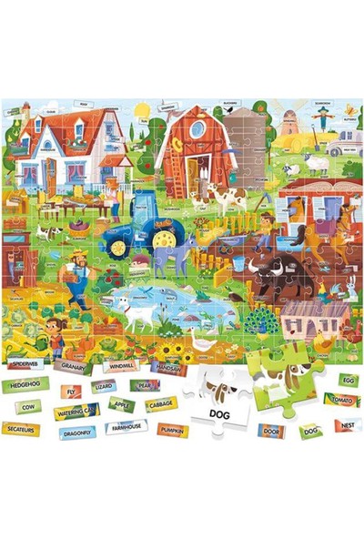 Headu 100 Ingilizce Kelimeli Puzzle - Çiftlik Headu 100 Ingilizce Kelimeli Puzzle - Çiftlik