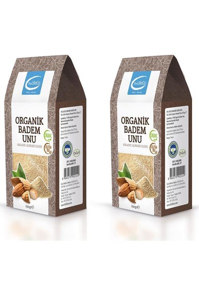TheLifeCo Organik Badem Unu 2 x 250 gr (Glutensiz, Katkısız, Vegan) TheLifeCo Organik Badem Unu 2 x 250 gr (Glutensiz, Katkısız, Vegan)