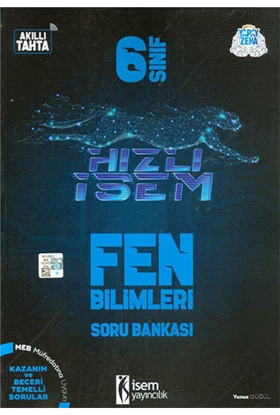 İsem Yayınları 6. Sınıf Fen Bilimleri Hızlı İsem Soru Bankası