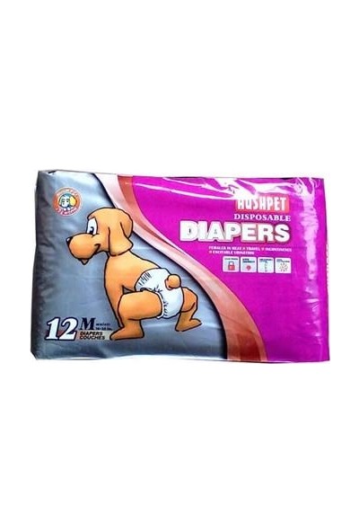 Hushpet Ultra Emici Çiş Pedi Medium 12'li