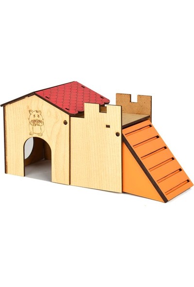 Flip Tek Katlı Hamster Evi