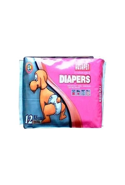 Hushpet Ultra Emici Çiş Pedi Xsmall 12'li Hushpet Ultra Emici Çiş Pedi Xsmall 12'li