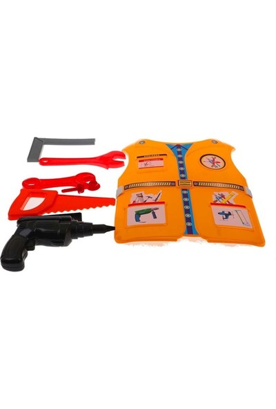 King Toys Yelekli Tamirci Oyuncak Usta Takımı King Toys Yelekli Tamirci Oyuncak Usta Takımı