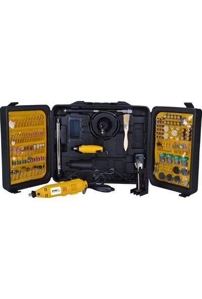 Staxx Power Germany 405 Parça Devir Ayarlı Gravür Oyma Makinesi Dremel Taşlama Zımpara Kesme Seti SFC405A 450W Staxx Power Germany 405 Parça Devir Ayarlı Gravür Oyma Makinesi Dremel Taşlama Zımpara Kesme Seti SFC405A 450W