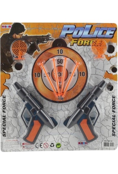 Nizam Oyuncak 2'li Tabanca Set NZM-155