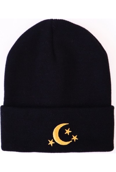 Makko Polo Ay Yıldız Baskılı Bere Makko Polo Ay Yıldız Baskılı Bere