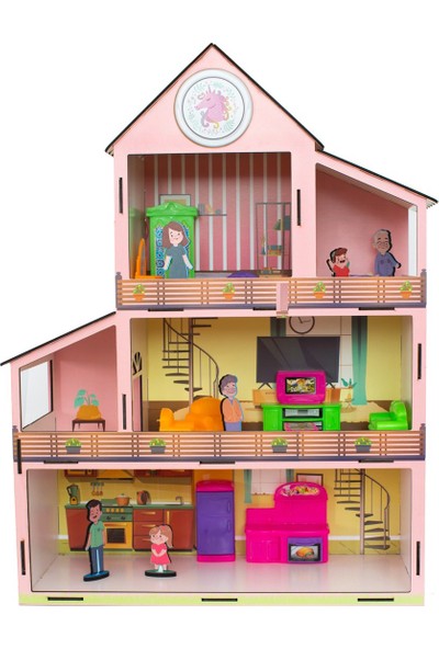 Kidea Ahşap Oyuncak Ev