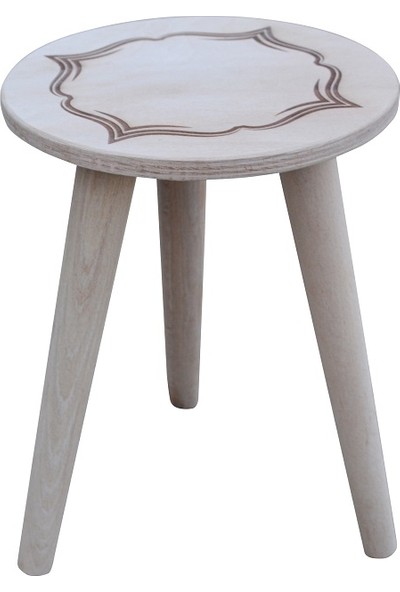 Art Ahşap Ahşap Kayın Lazer Baskılı Yuvarlak Tabure Art Ahşap Ahşap Kayın Lazer Baskılı Yuvarlak Tabure