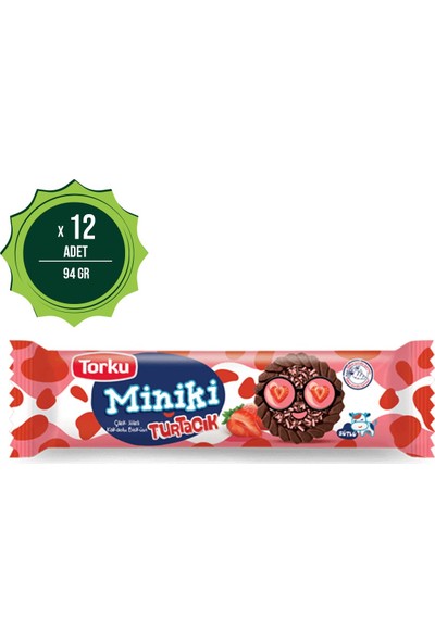 Torku Miniki Turtacık Çilekli 94 Gr X12 Torku Miniki Turtacık Çilekli 94 Gr X12