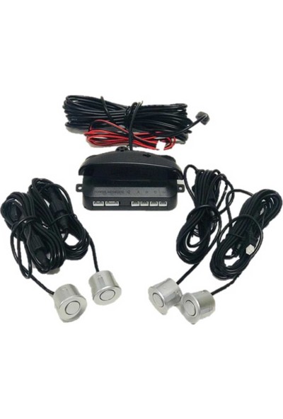 Carub Park Sensörü Ekranlı 22 mm Gri 4 Sensör