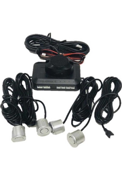 Carub Park Sensörü Sesli 22 mm Gri 4 Sensör