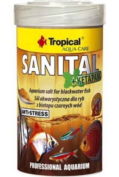 Tropical Sanital +Ketapang 100ml Akvaryum Tuzu Tropical Sanital +Ketapang 100ml Akvaryum Tuzu