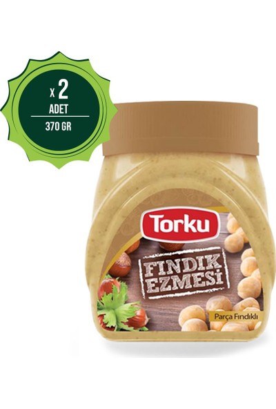 Torku Banada Fındık Ezmesi Cam 370 Gr X2 Torku Banada Fındık Ezmesi Cam 370 Gr X2