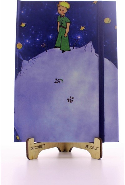 Deco Elit Lastikli Çizgisiz Sert Kapak Küçük Prens Defter
