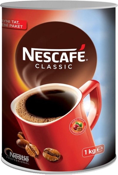 Nescafe Classic 1000 gr Kahve Teneke Kutu Nescafe Classic 1000 gr Kahve Teneke Kutu