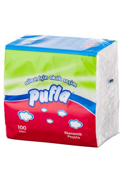 Pufla Kare Peçete 100'LÜ x 32